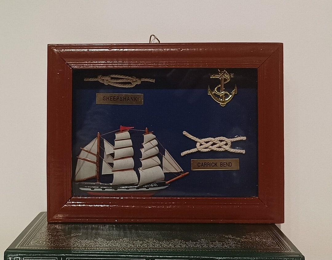 Vintage Tall Ship Belem Wall Display Box , Nautical Wall Decor. - Etsy