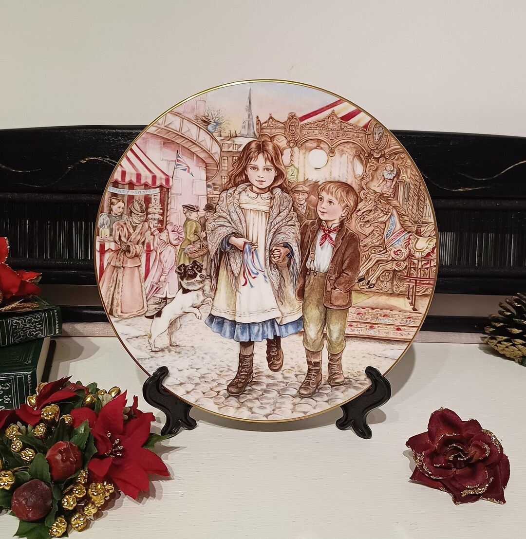 1989 Royal Worcester Christmas Plate,fairground Magic by Kate Aldous ...