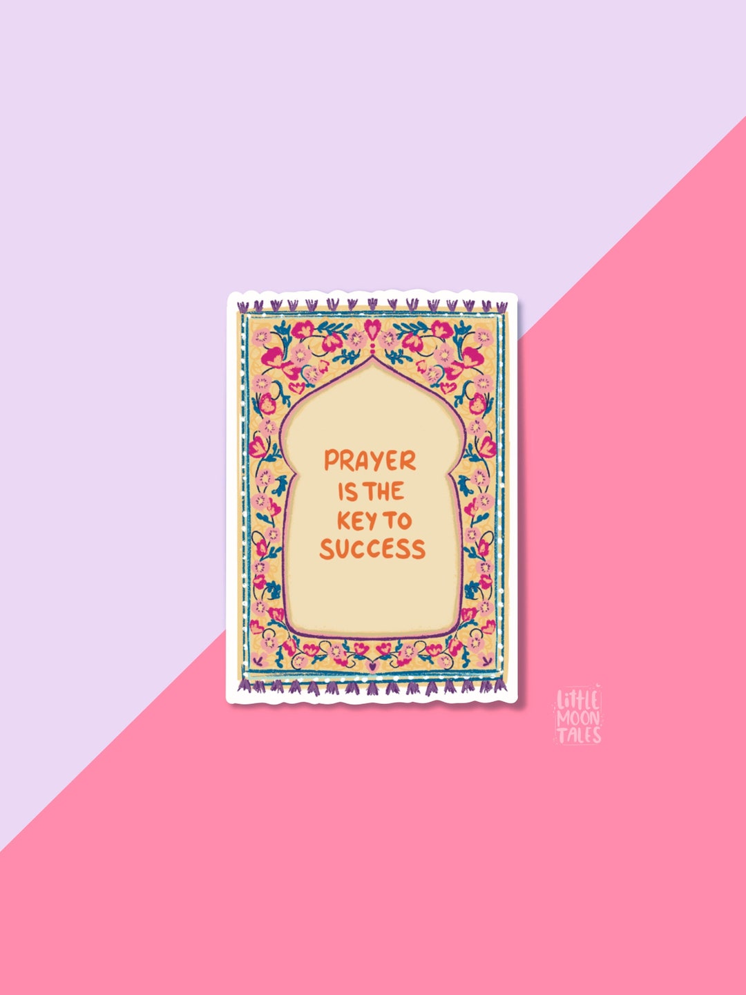 Prayer Rug Sticker, Islamic Sticker, Muslim Sticker, Laptop Sticker ...