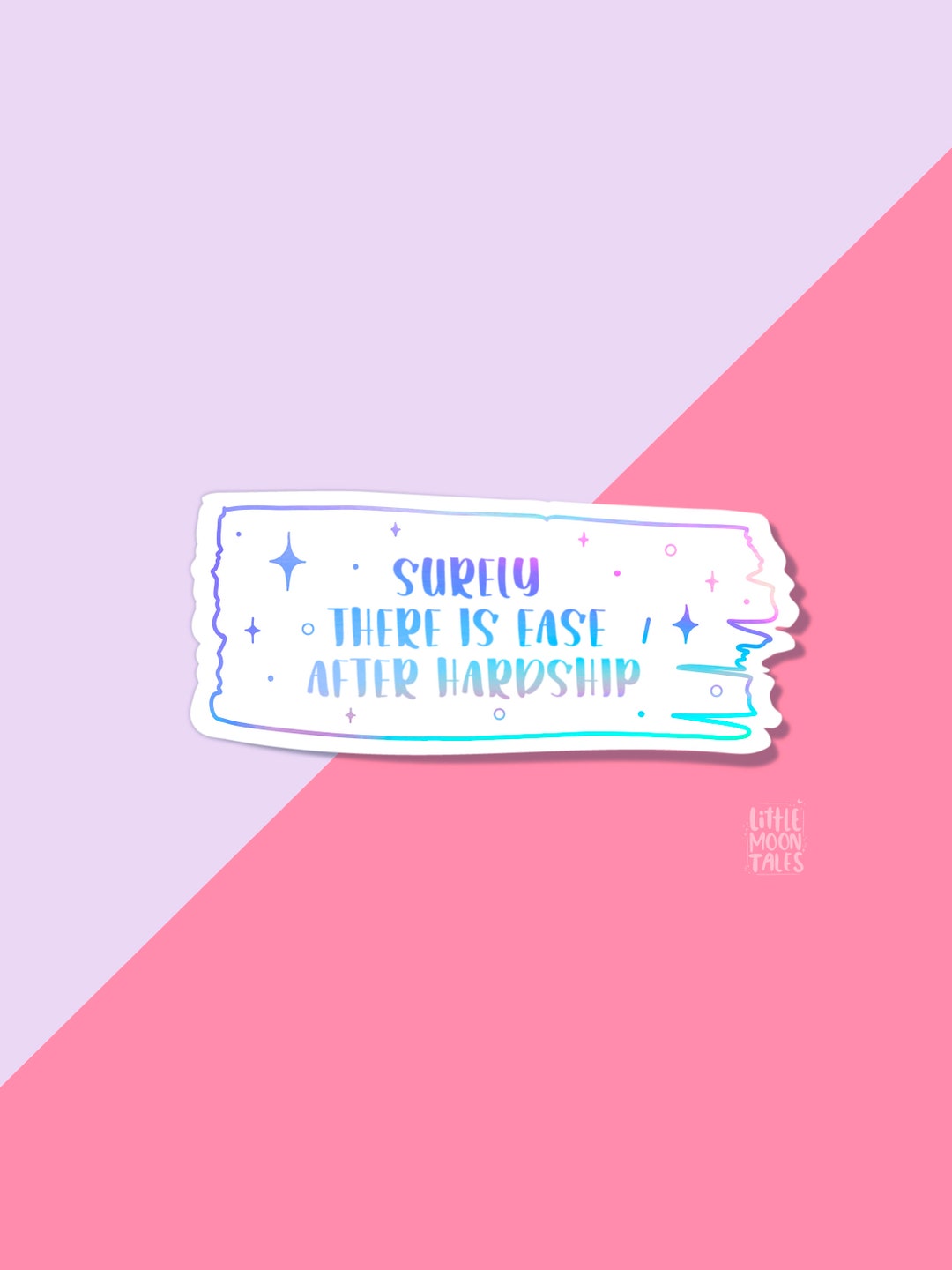 Quran Verse Holographic Sticker, Quran Sticker, Islamic Sticker, Laptop ...