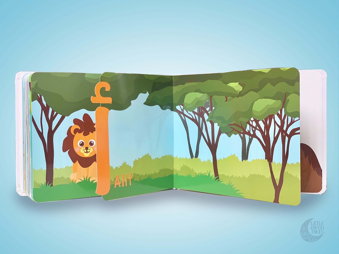Alif Baa Taa Thaa Arabic Alphabet Book Peek-a-boo Book - Etsy