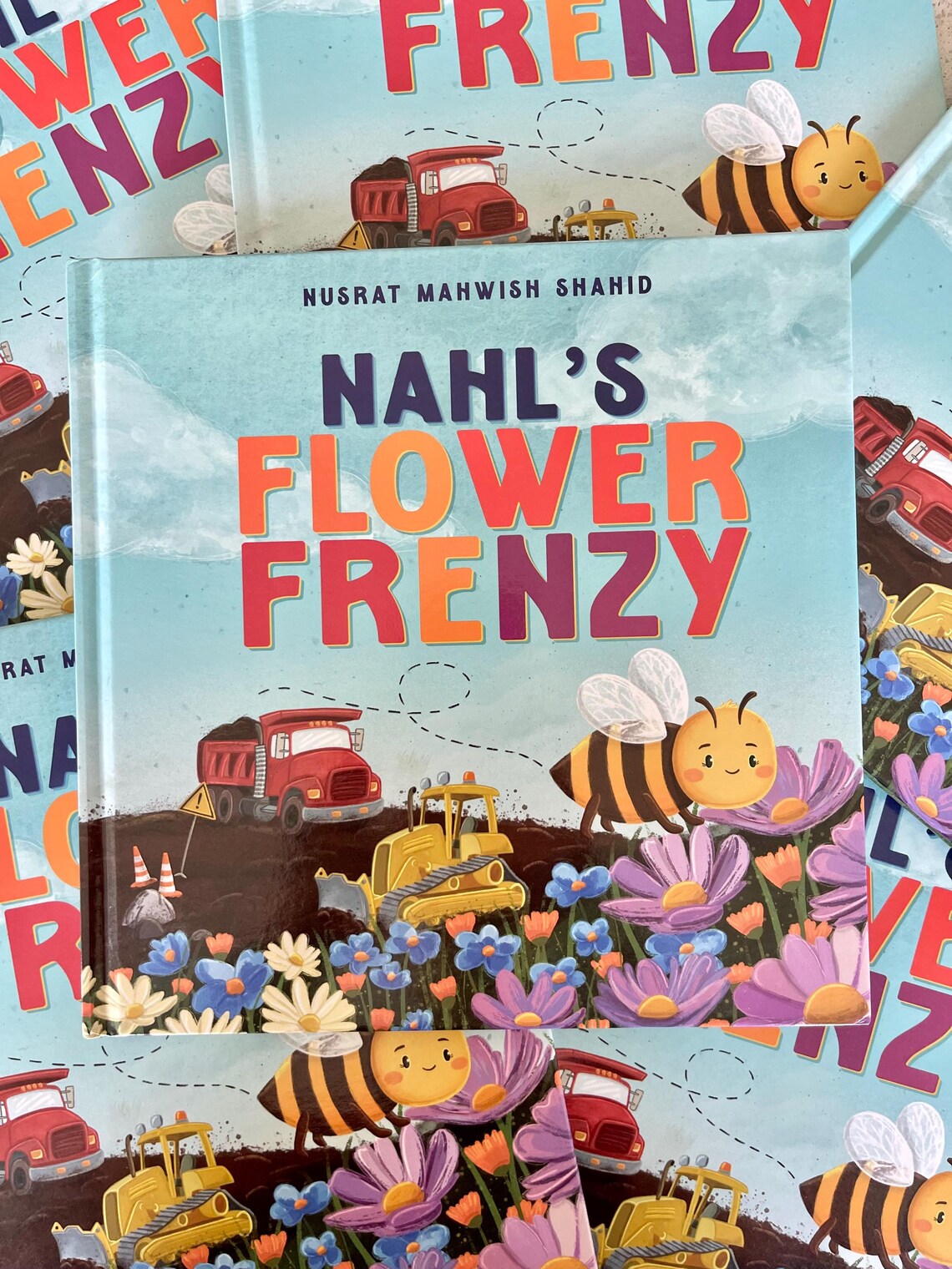 Nahl's Flower Frenzy Hardcover Children's Book | Illustrated Story - Etsy