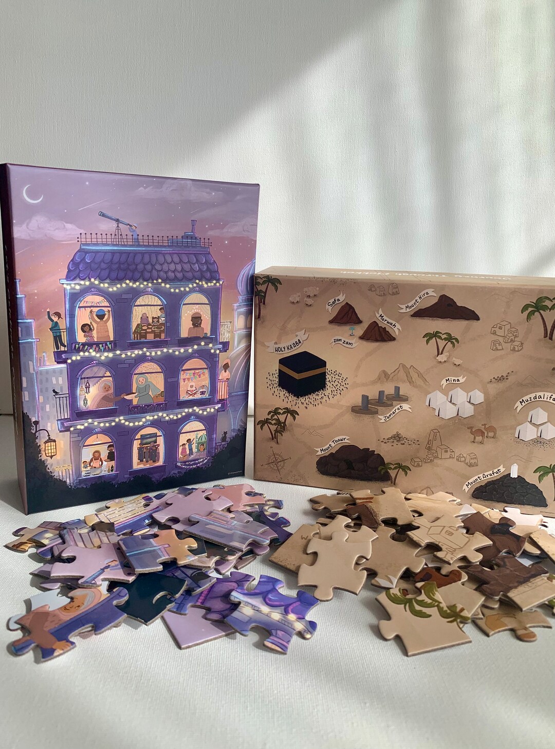 Ramadan & Hajj Puzzle Pack | Set of 2 Puzzles | 120 Piece Puzzle ...