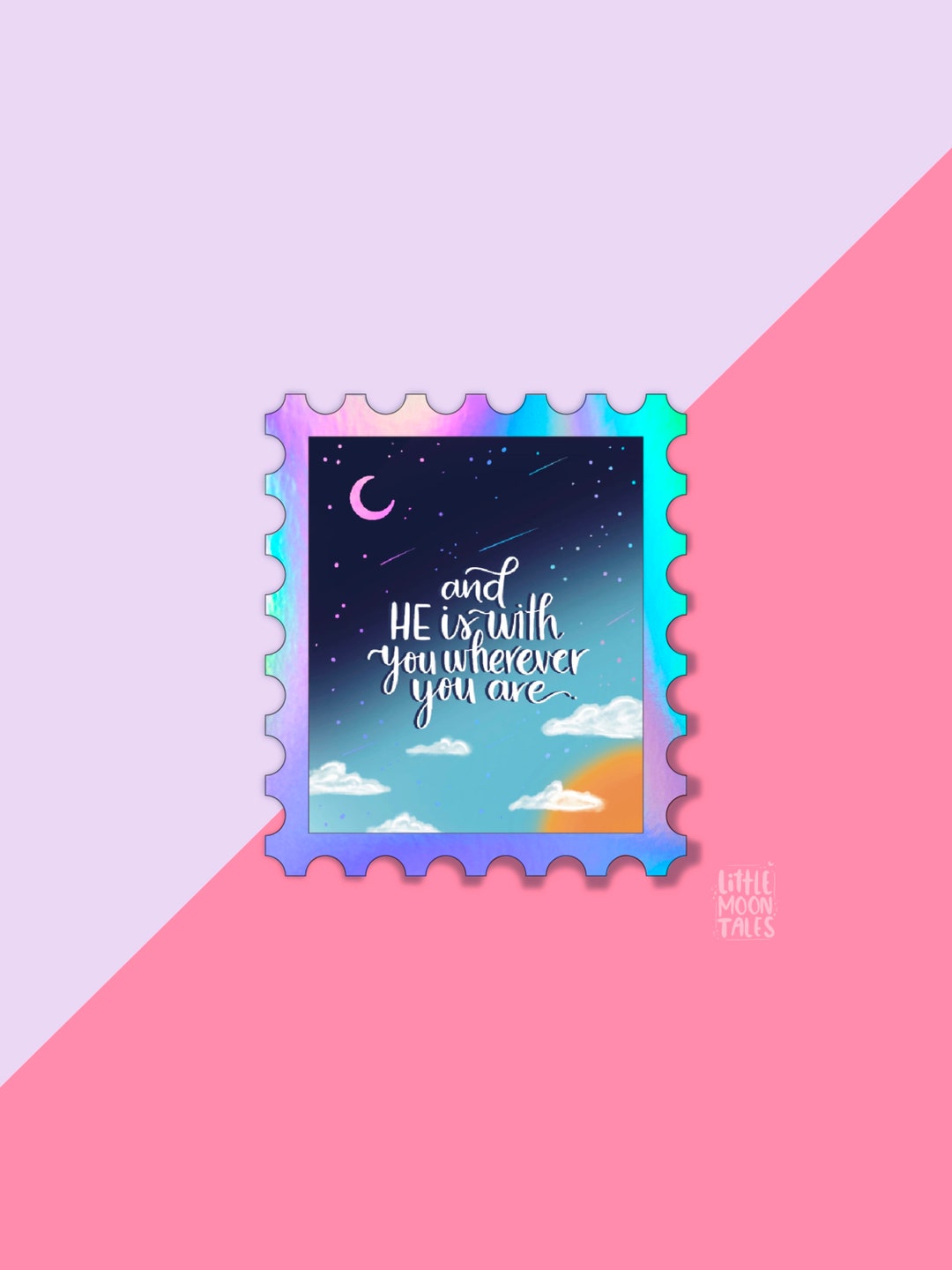 Stamp Holographic Sticker, Quran Verse Sticker, Quran Sticker, Islamic ...