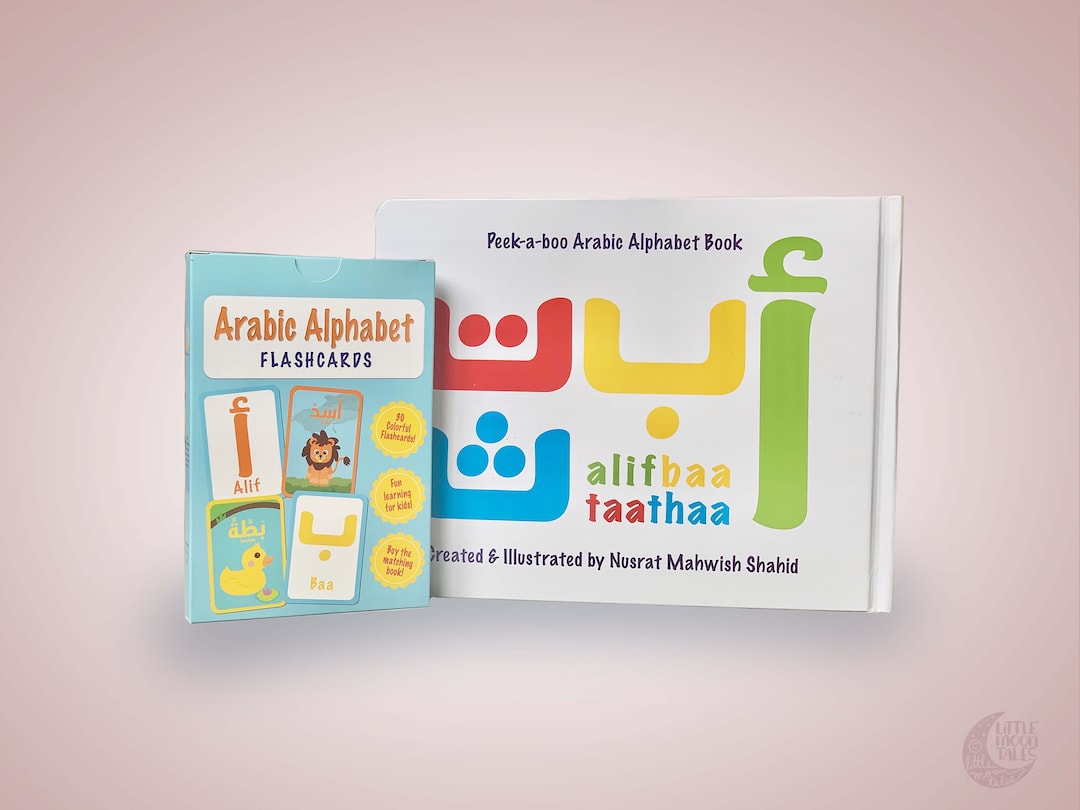 Alif Baa Taa Thaa Book and Flashcard Set | Arabic Alphabet Book and ...