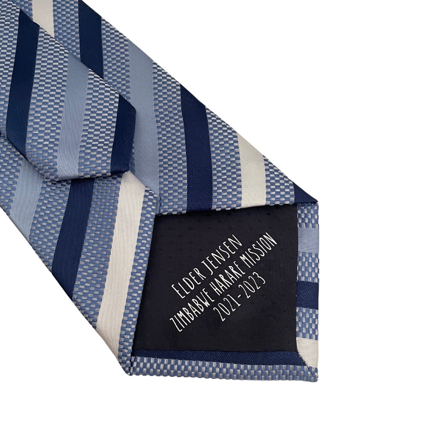 Personalized LDS Missionary Tie | Missionary Gift | Mens Tie | Gift for ...