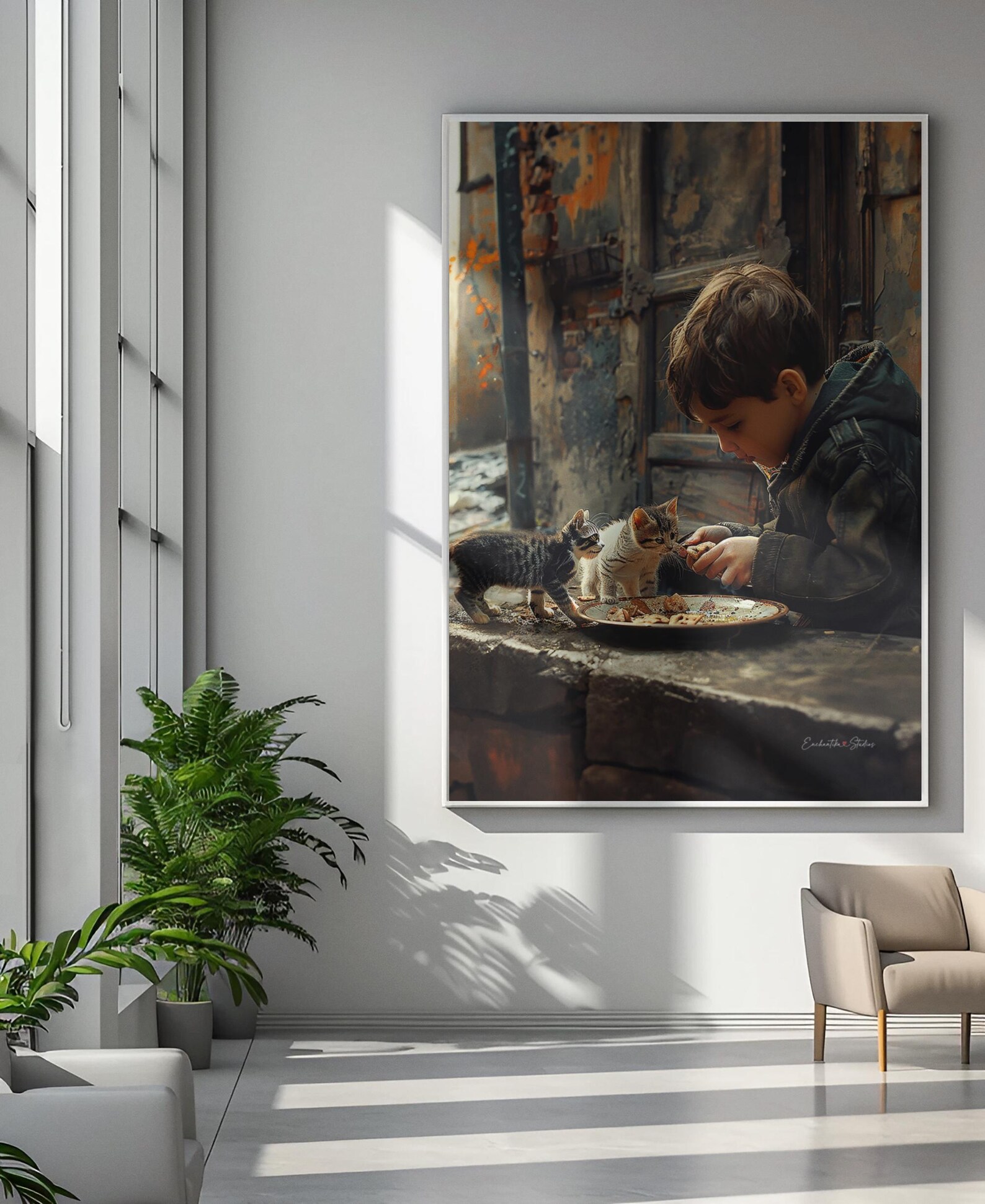 Shared Blessings Enchanting Abstract Art. an Enchanting Gift for ...