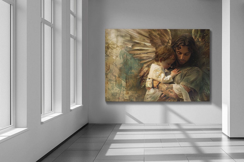 Protector's Embrace - Beautiful Abstract Art. A Beautiful Gift for a ...