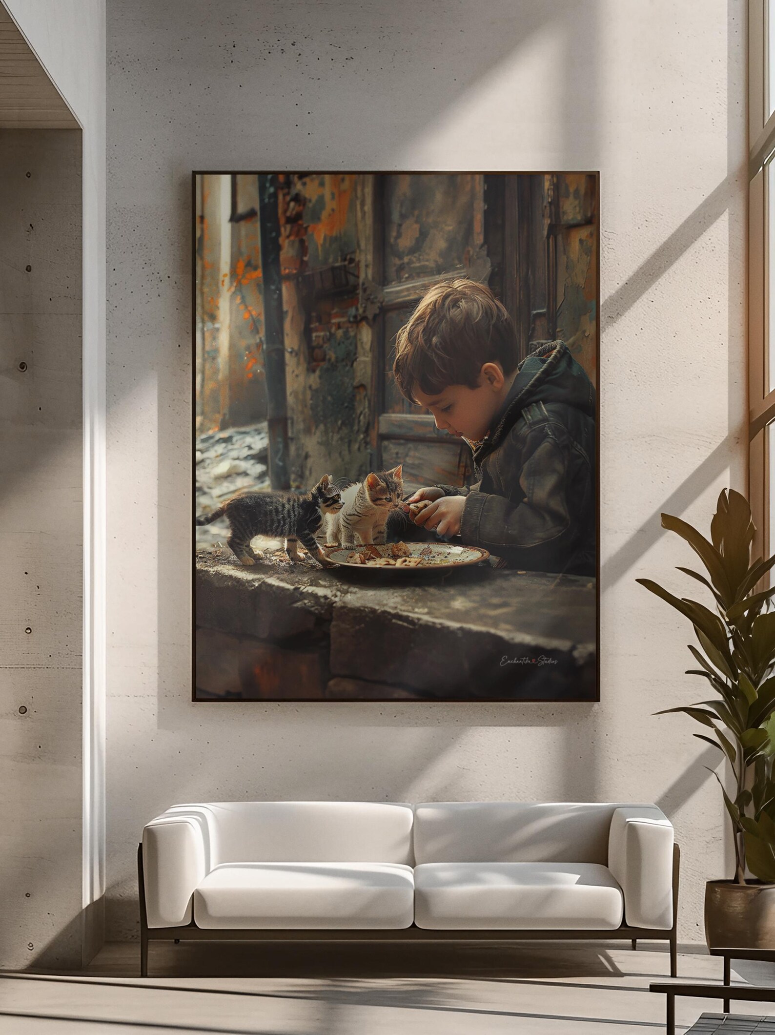 Shared Blessings Enchanting Abstract Art. an Enchanting Gift for ...