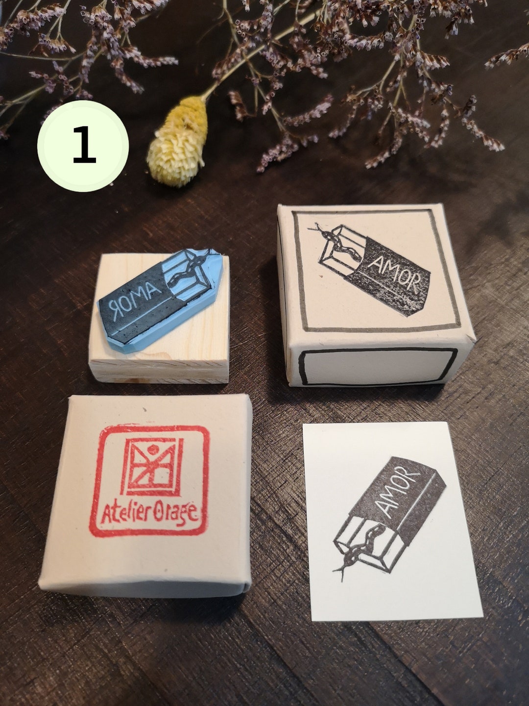 Handmade Stamp - Etsy