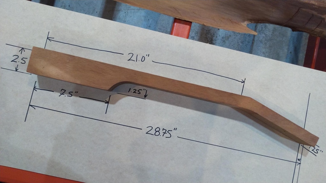 Acoustic Guitar Neck, Mahogany Neck, Mahogany Acoustic Neck, Neck Wood ...