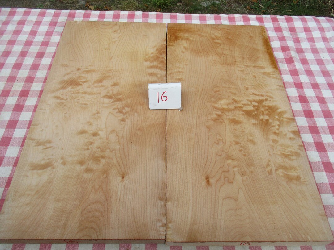 Nice Clean Maple Set of Partially Quilted Maple- Nice Hobby Wood or ...