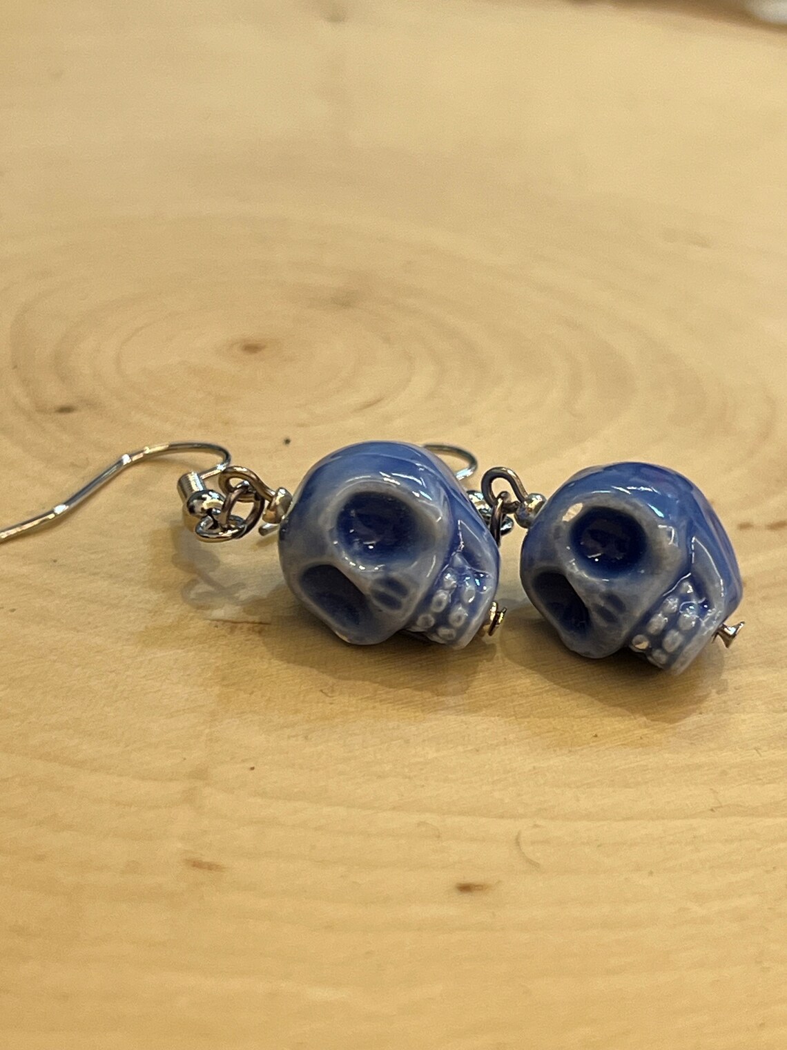 Dark Blue Candy Skull - Etsy