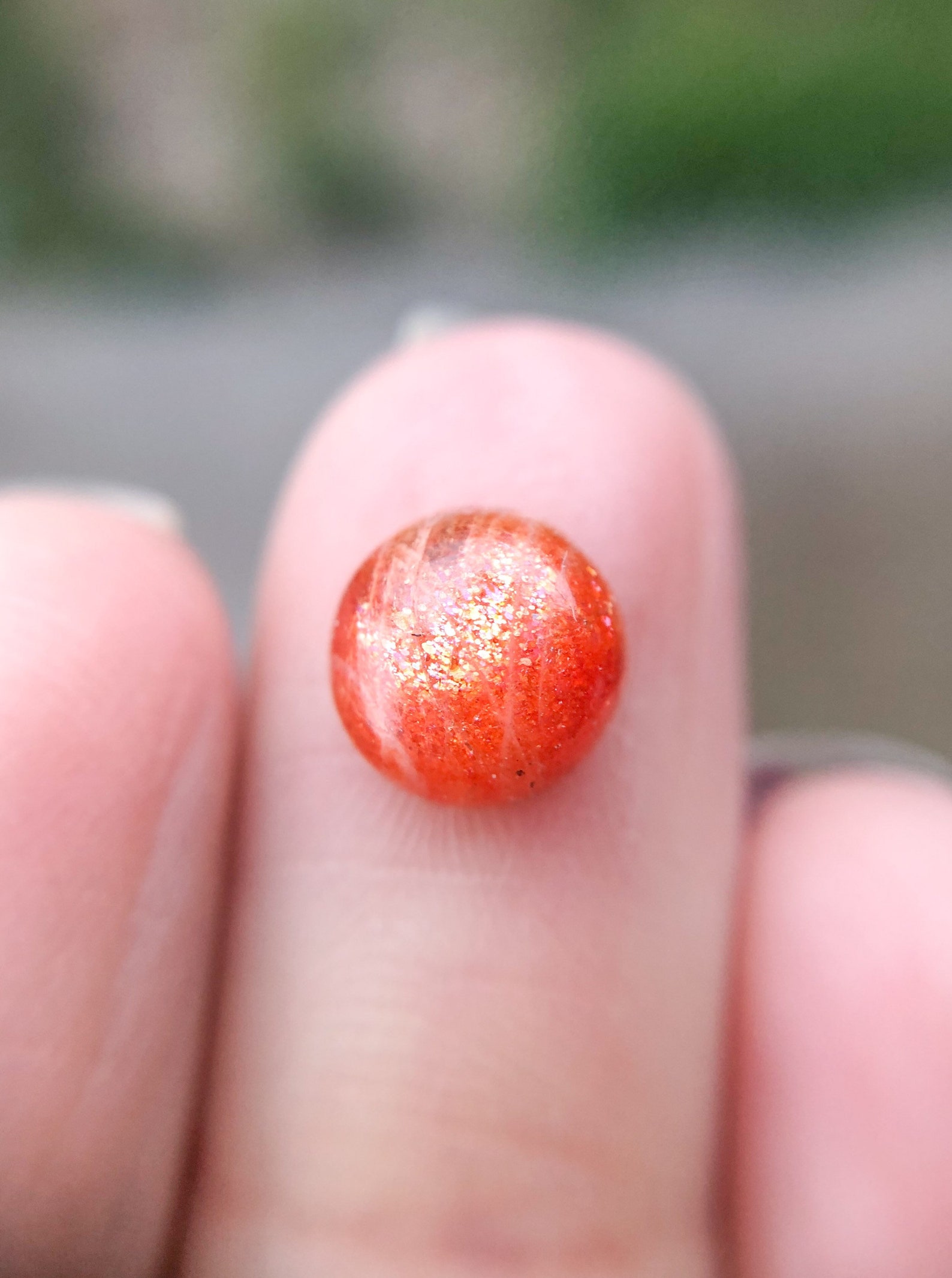 Confetti Sunstone Fire Sunstone Silver Gold Rose Gold | Etsy