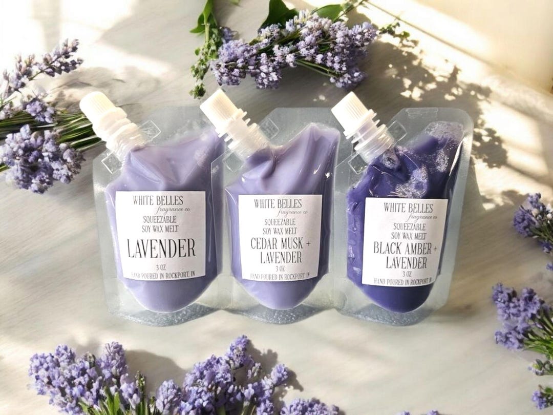 Squeezable Wax Melt, Lavender Wax Melt, Lavender Blends, Wax Melt - Etsy