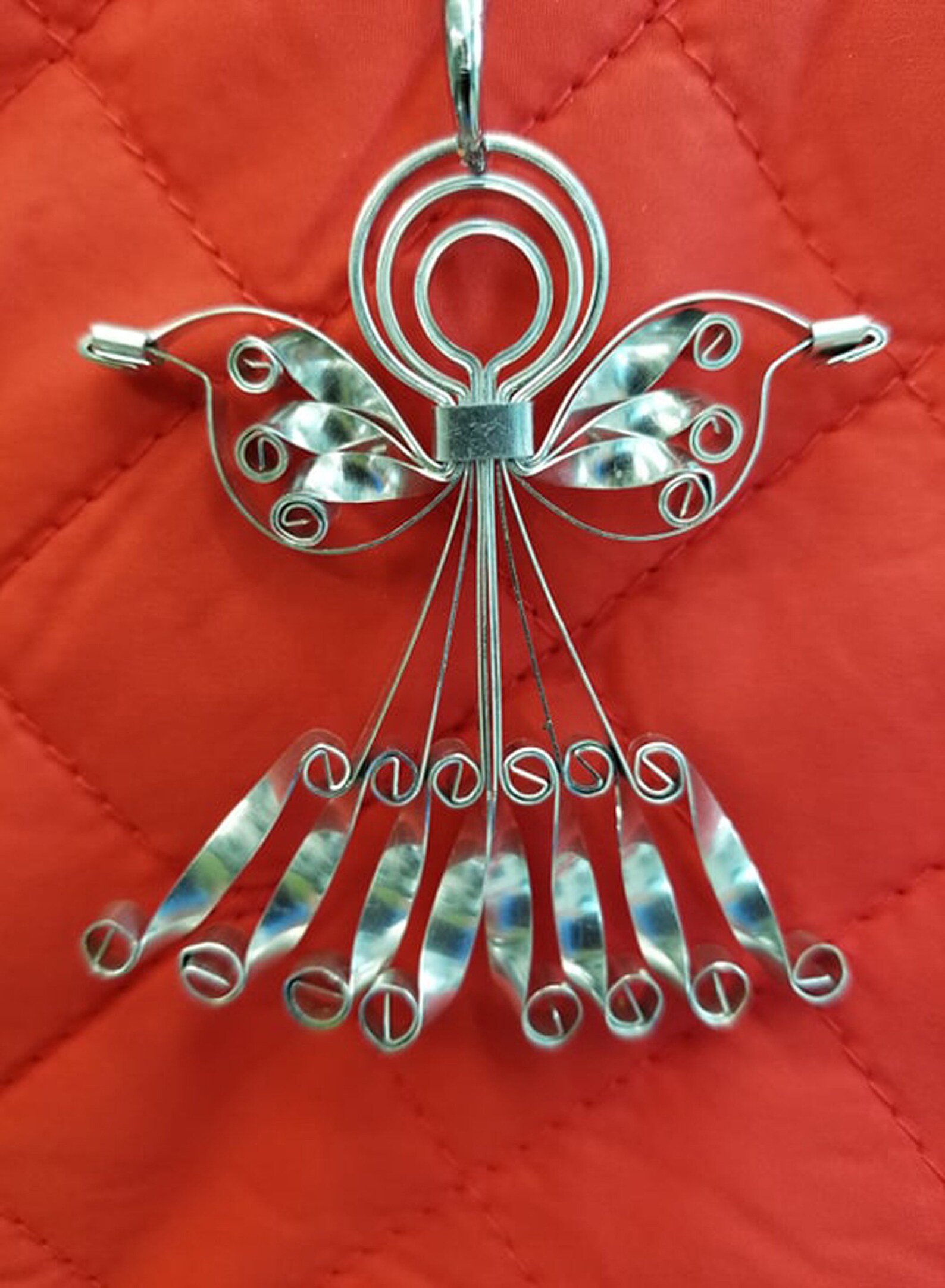 ANGEL ORNAMENT Handmade Metal Angel Ornament Christmas - Etsy