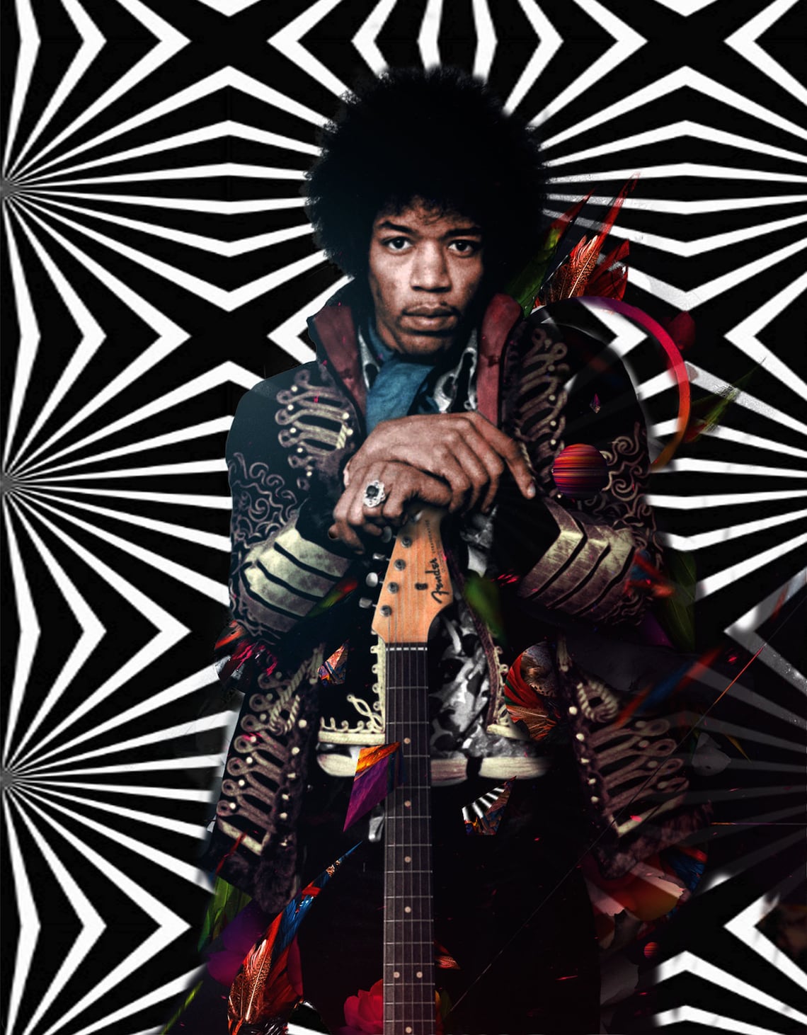 Vintage Psychedelic Jimi Hendrix Posters - Etsy