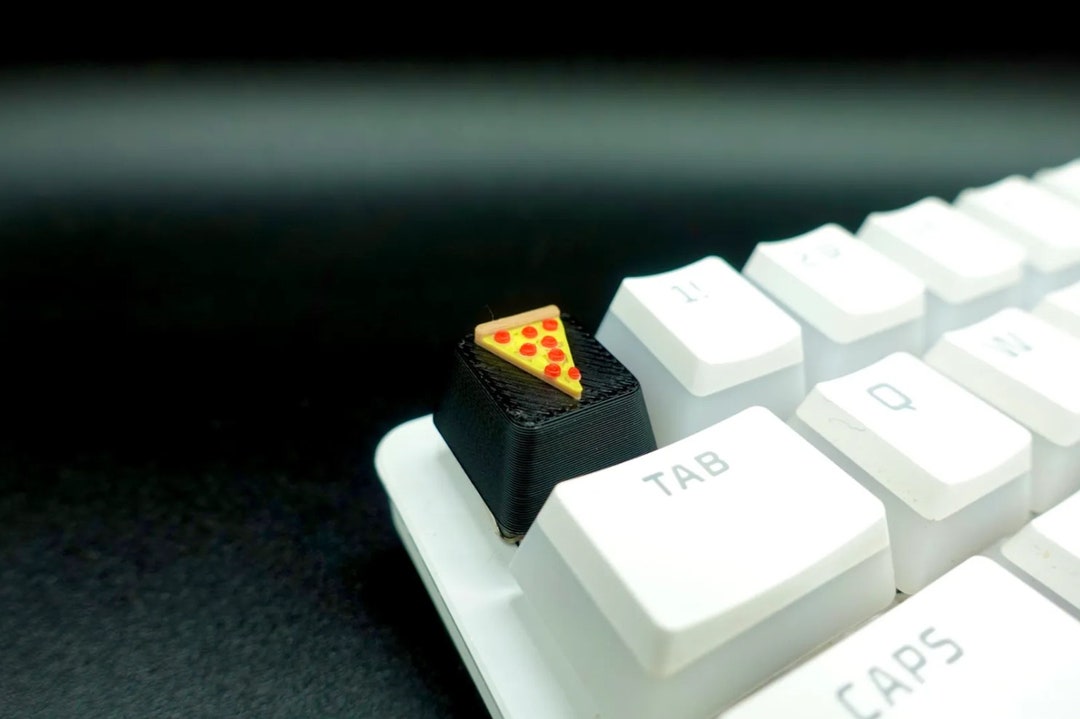 Pizza Slice Mechanical Escape Keycap Artisan Cherry MX Keycap Gaming ...