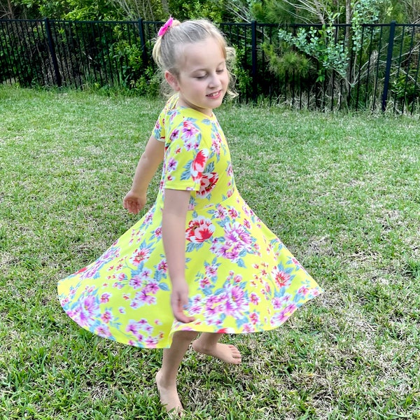 Twirl Dress Pattern - Etsy