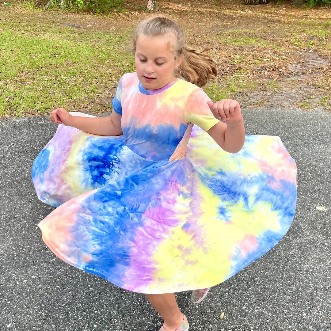 Easter Girls' Twirl Dress: Soft & Stretchy Material, Baby-12 Years Old ...