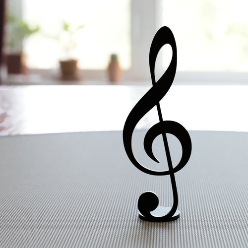 Music Gifts Small Treble Clef Art Sculpture Gift for - Etsy