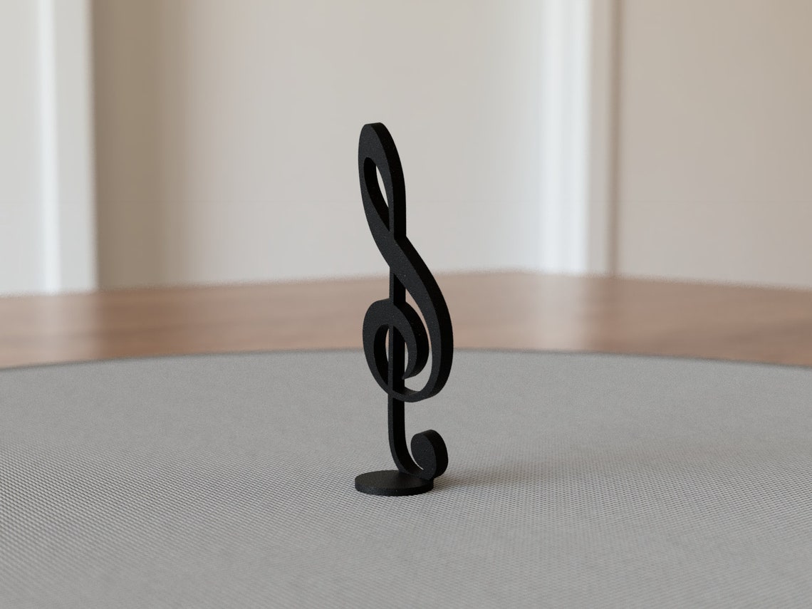 Music Gifts Small Treble Clef Art Sculpture Gift for | Etsy