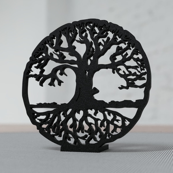 Wood Tree of Life With Stand - Etsy