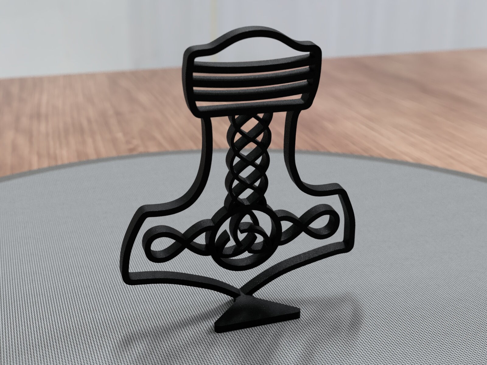 Mjolnir Thor Hammer Symbol: Viking Norse Decor Statue - Etsy