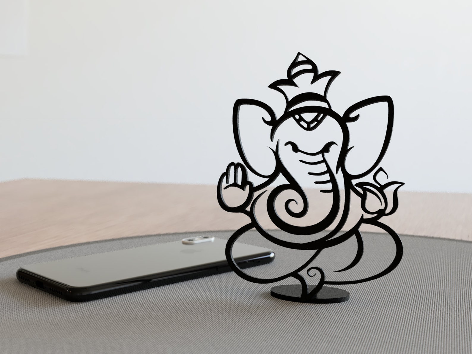Ganesha Statue | Minimalist Yoga Home Decor for a Meditation Corner - Etsy