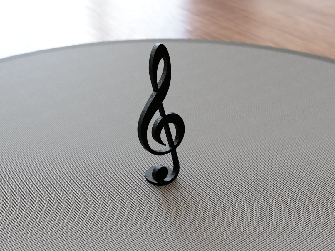 Music Gifts Small Treble Clef Art Sculpture Gift for | Etsy