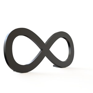 Minimalistic Infinity Statue: Symbol of Infinite Possibilities and ...