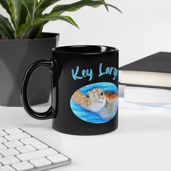 Key Largo Sea Turtle Mug Teacher Gift Boss Gift Key Largo - Etsy