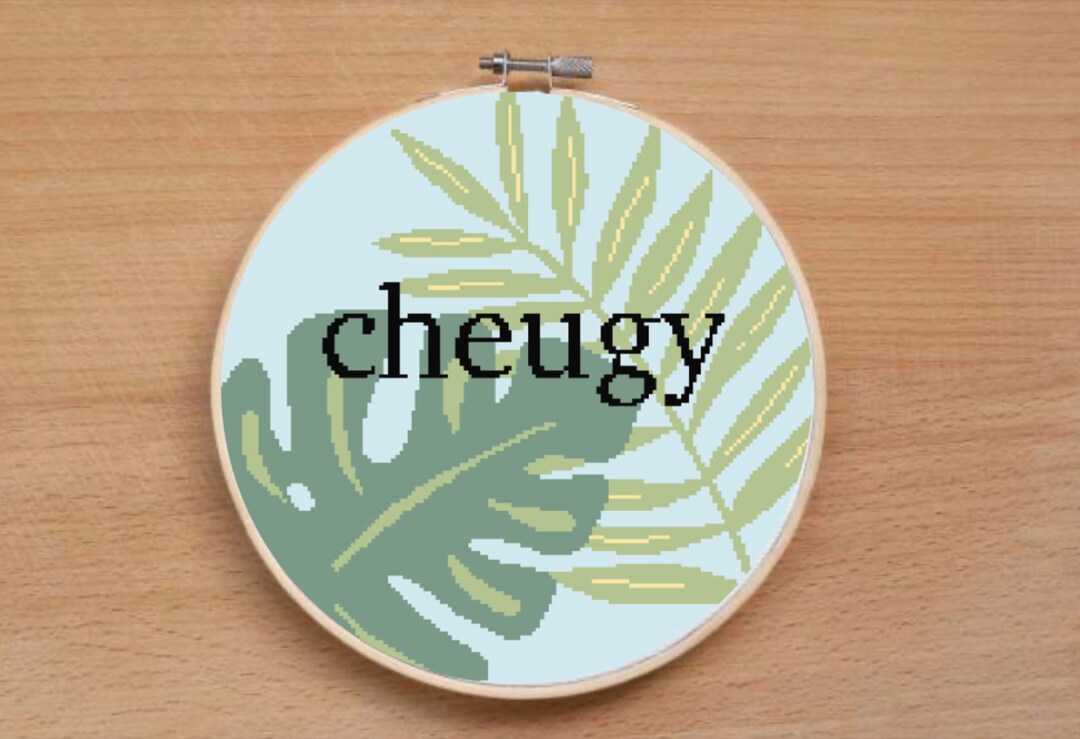 Cheugy, Cross Stitch Pattern, Instant Download, PDF Digital Download ...