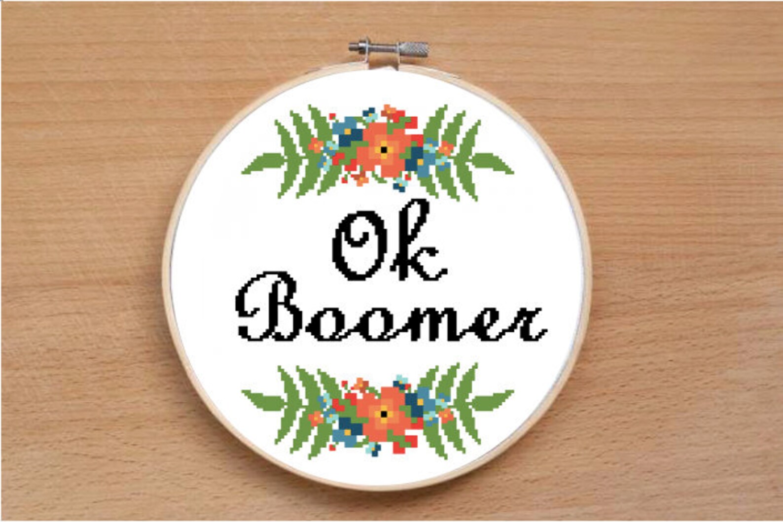 Ok Boomer Cross Stitch Pattern - Etsy