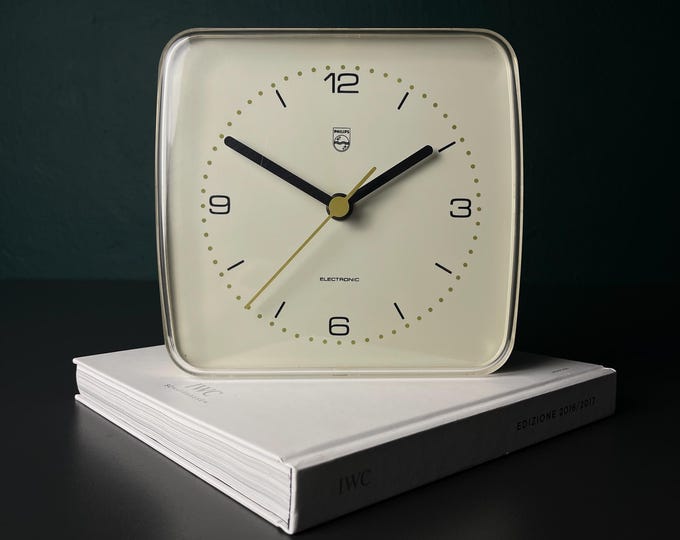 Vintage Philips Wall Clock Type HR 5450, Germany 1980s, Mid-century ...