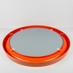Mid-century Orange Bakelite Mirror Carrara & Matta Model America Italy ...