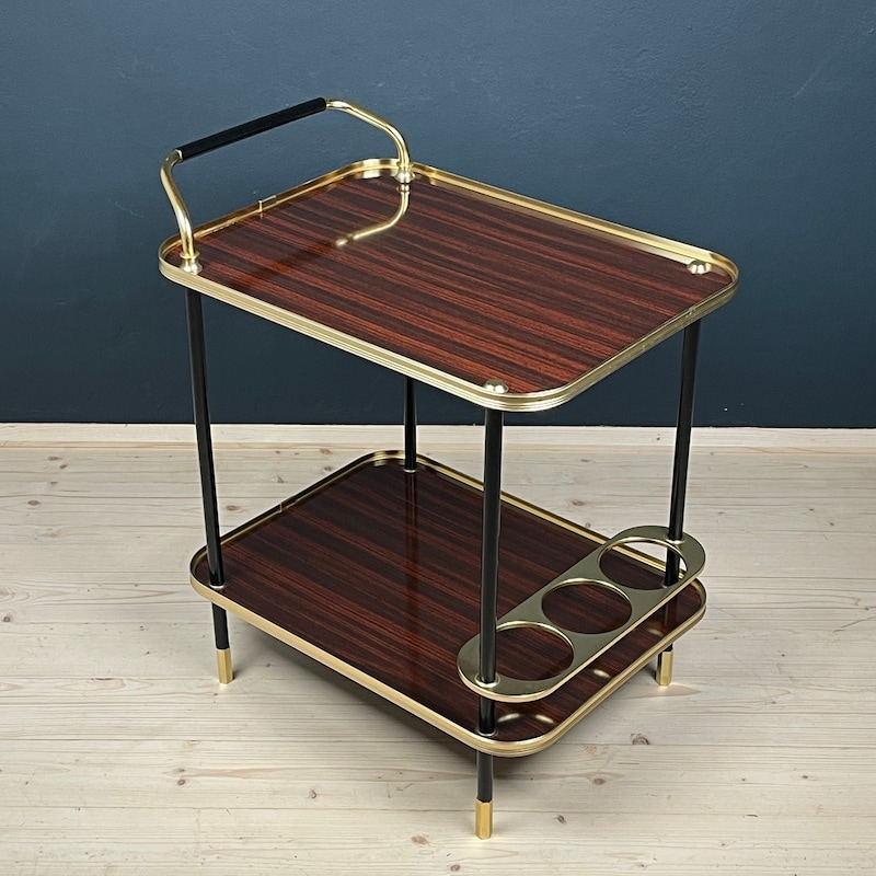 Mid Century Bar Cart - Etsy