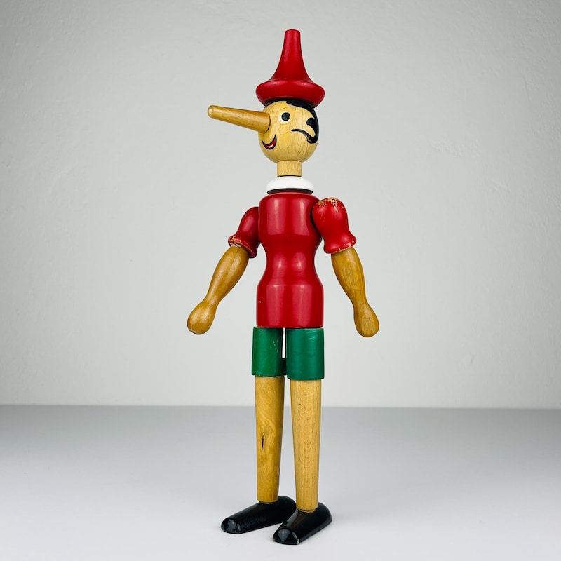 Antikes spielzeug pinocchio - Etsy.de