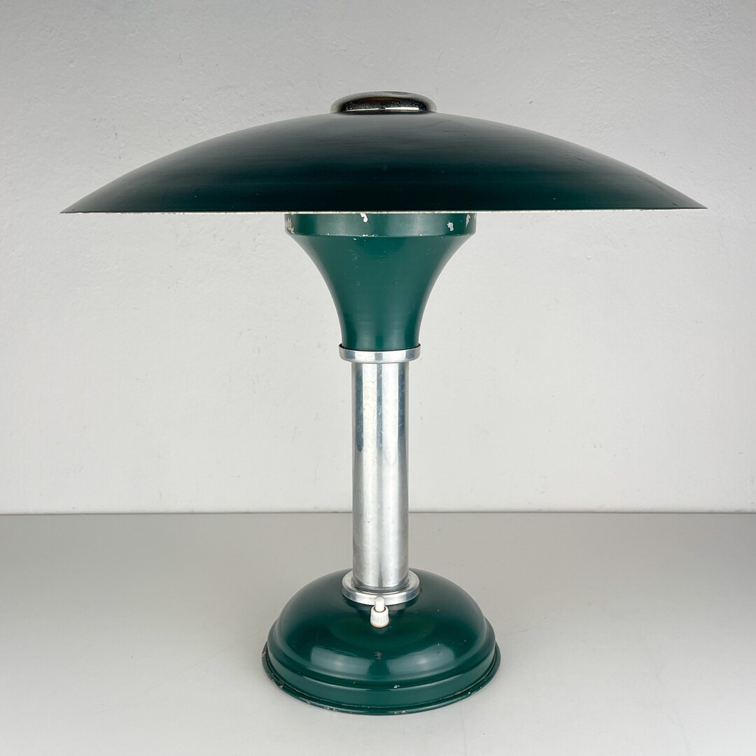 Bauhaus Metal Table Lamp, Germany 1930s - Etsy