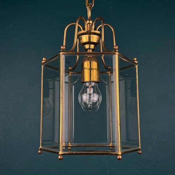 1960s Glass Pendant Light - Etsy