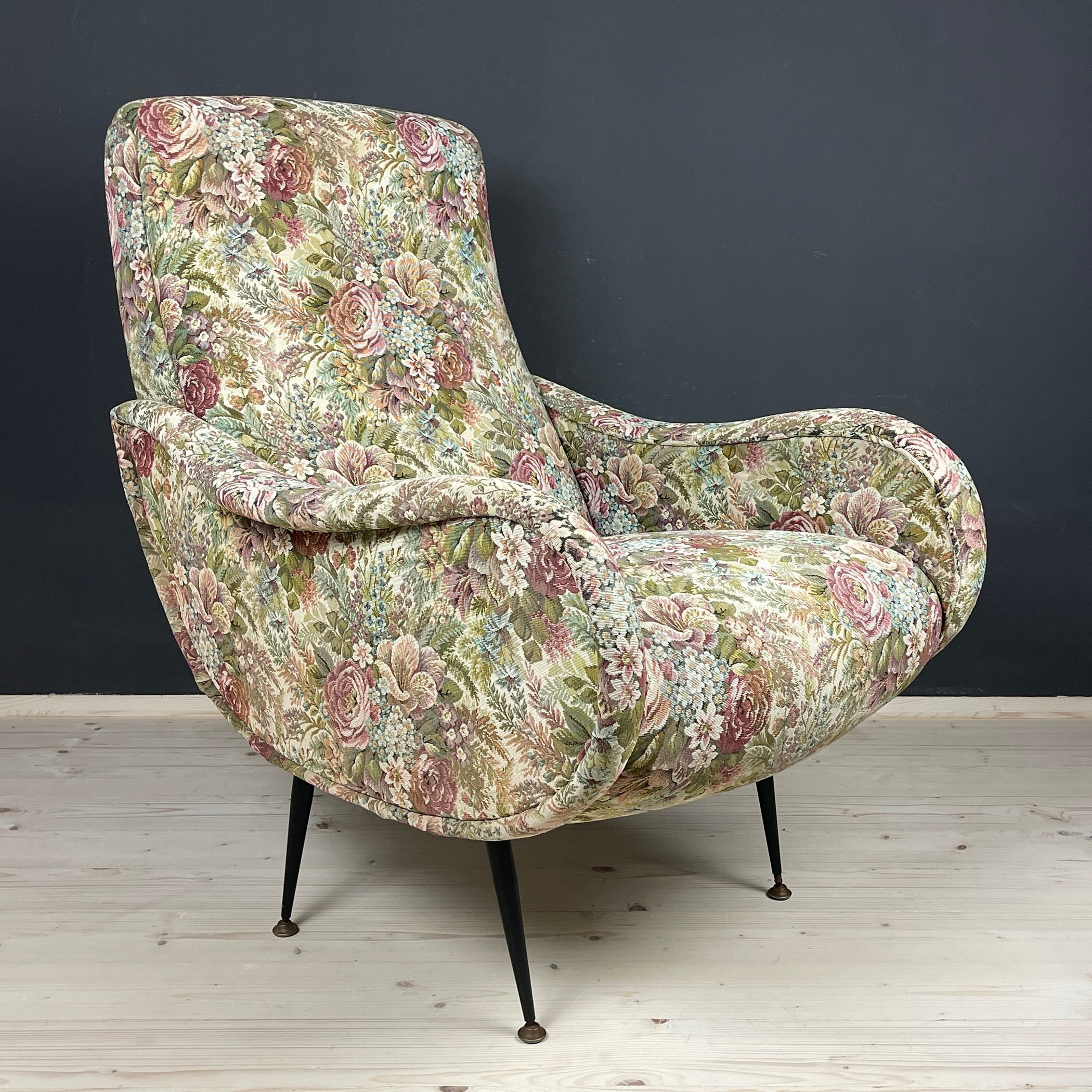 Mid century Modern Armchair Lady by Marco Zanuso Italy 1960s Vintage Italian Modern Lounge Chair Etsy
