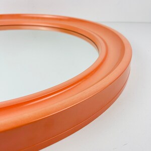 Mid-century Orange Bakelite Mirror Carrara & Matta Model America Italy ...