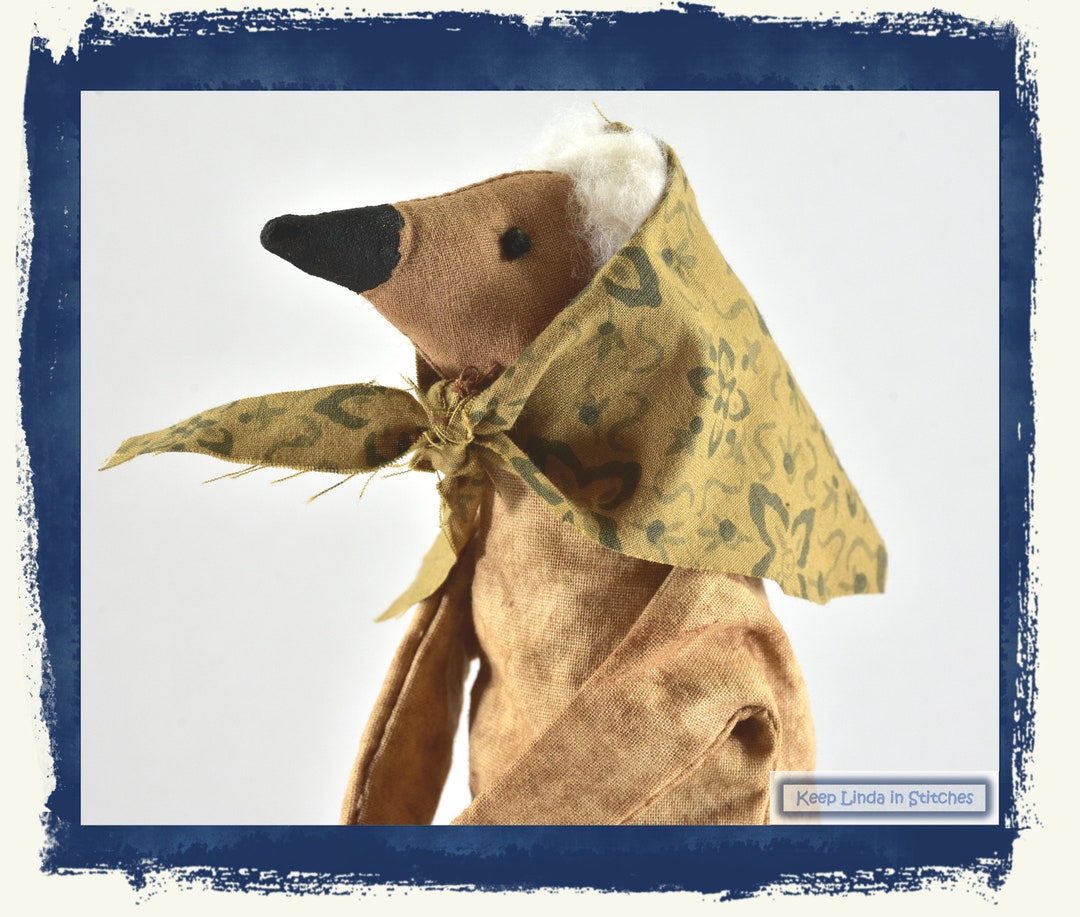 Prim Chick With Babies in a Basket | Home Decor | Primitive Decor - Etsy