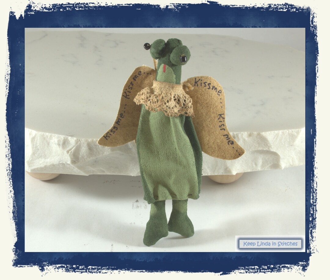 Primitive Frog Angel Home Decor - Etsy