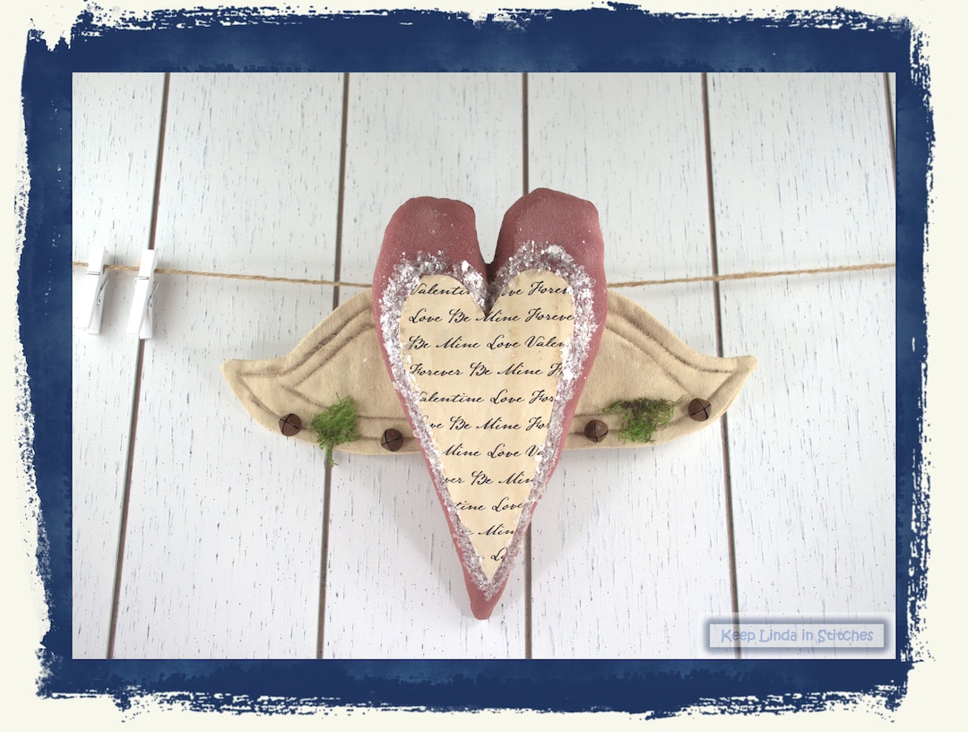 Primitive Valentine Heart | Valentines Day | Home Decor - Etsy