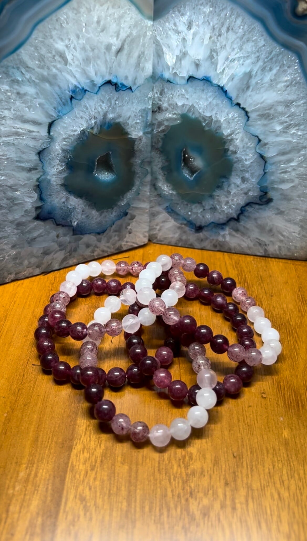 Muscovite Stone Strawberry Quartz Pink Tourmaline White - Etsy