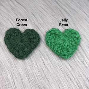 Pocket Hug Keepsake With Crochet Heart in Green Shades - Etsy