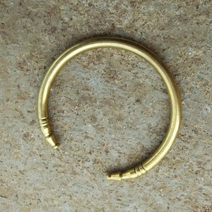 Brass Metallic Cuff Bracelet - Traditional - Hand Crafted - Cuff ...