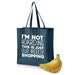 Reusable Shopping Bag I'm Not Hoarding Funny Grocery Sac Market Bag ...