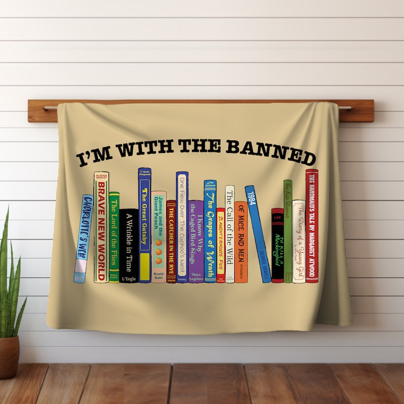 Library Blanket - Etsy